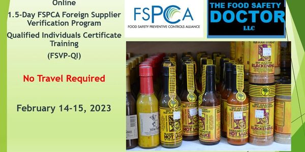 FSVP-QI Training - The Food Safety Doctor LLC